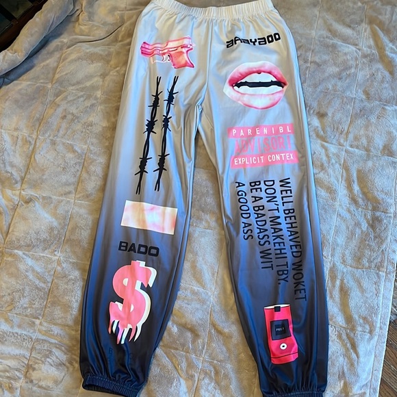Pants & Jumpsuits | Bad Barbie Track Pants | Poshmark